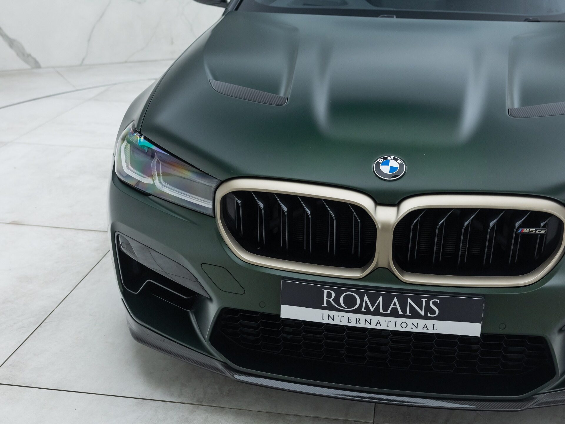 Used BMW M5 CS for sale | Individual Frozen Deep Green Metallic