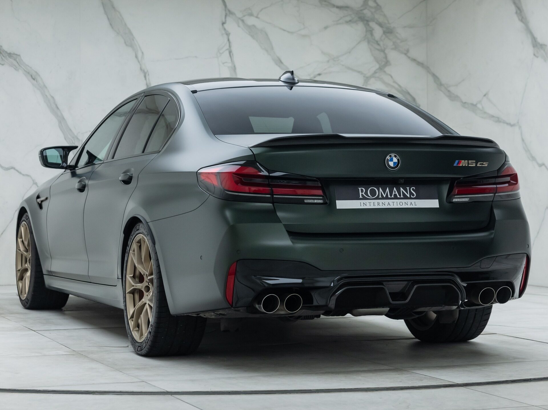 Used BMW M5 CS for sale | Individual Frozen Deep Green Metallic