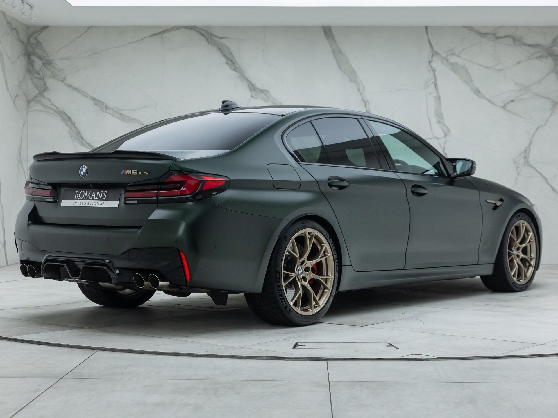 Used BMW M5 CS for sale | Individual Frozen Deep Green Metallic