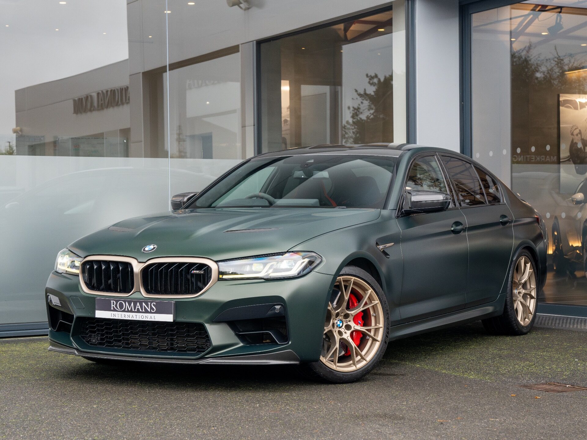 Used BMW M5 CS for sale | Individual Frozen Deep Green Metallic