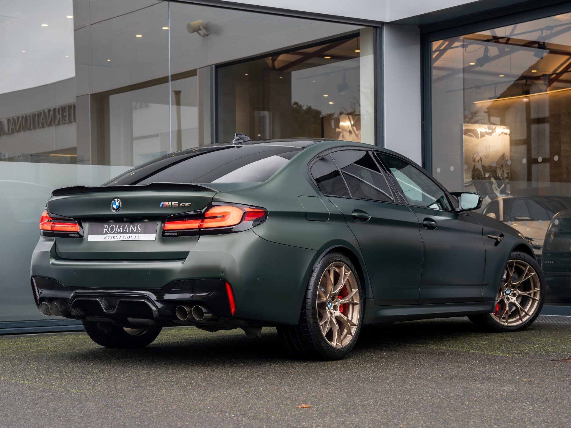 Used BMW M5 CS for sale | Individual Frozen Deep Green Metallic