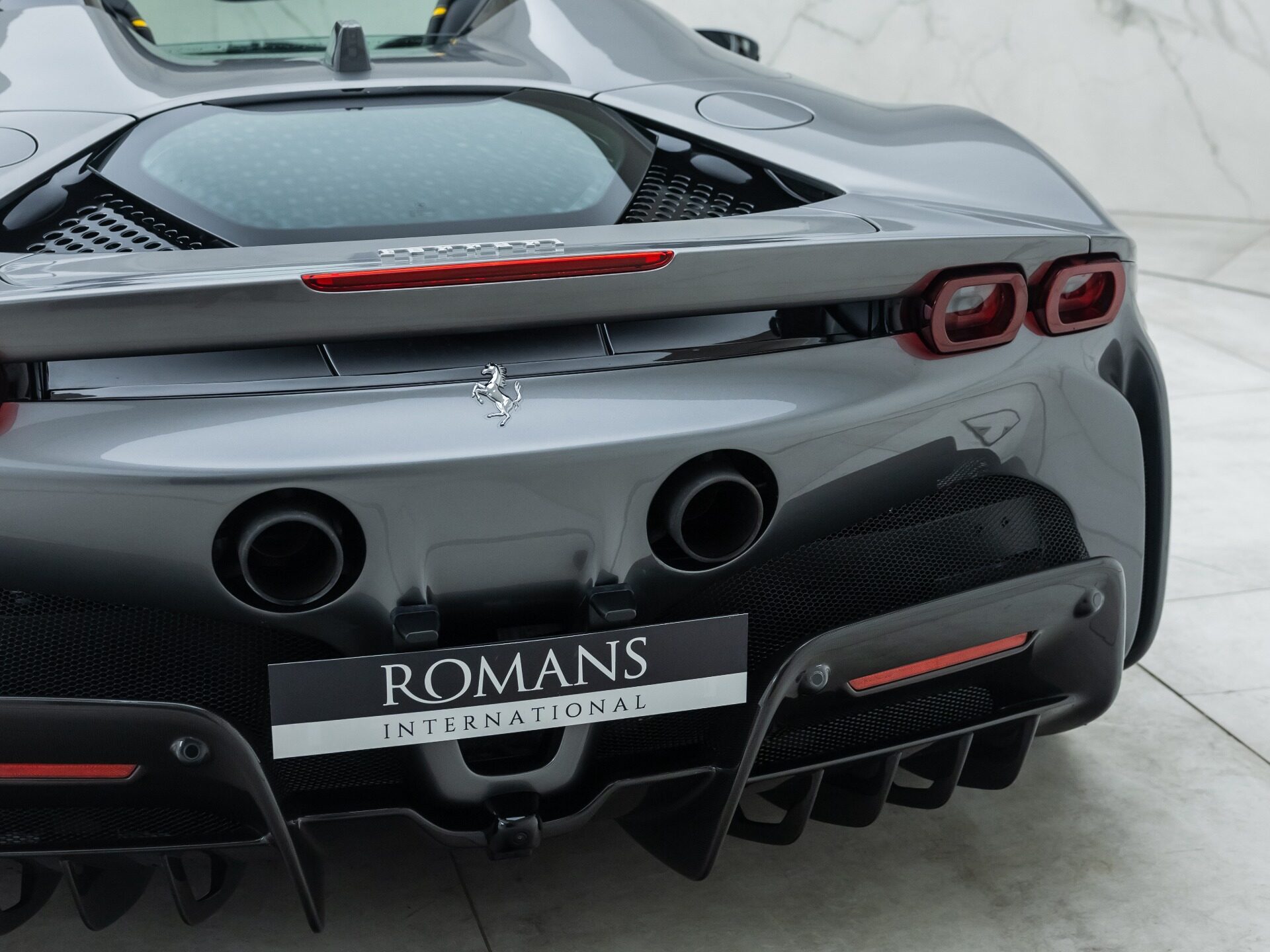 Used Ferrari SF90 Spider for sale | Grigio Ferro Metallic