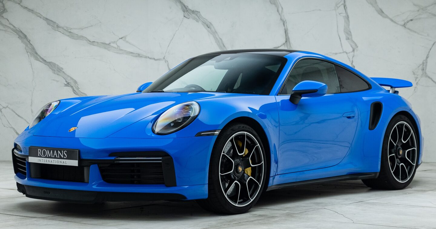 Used Porsche 911 Turbo S (992) for sale | Shark Blue