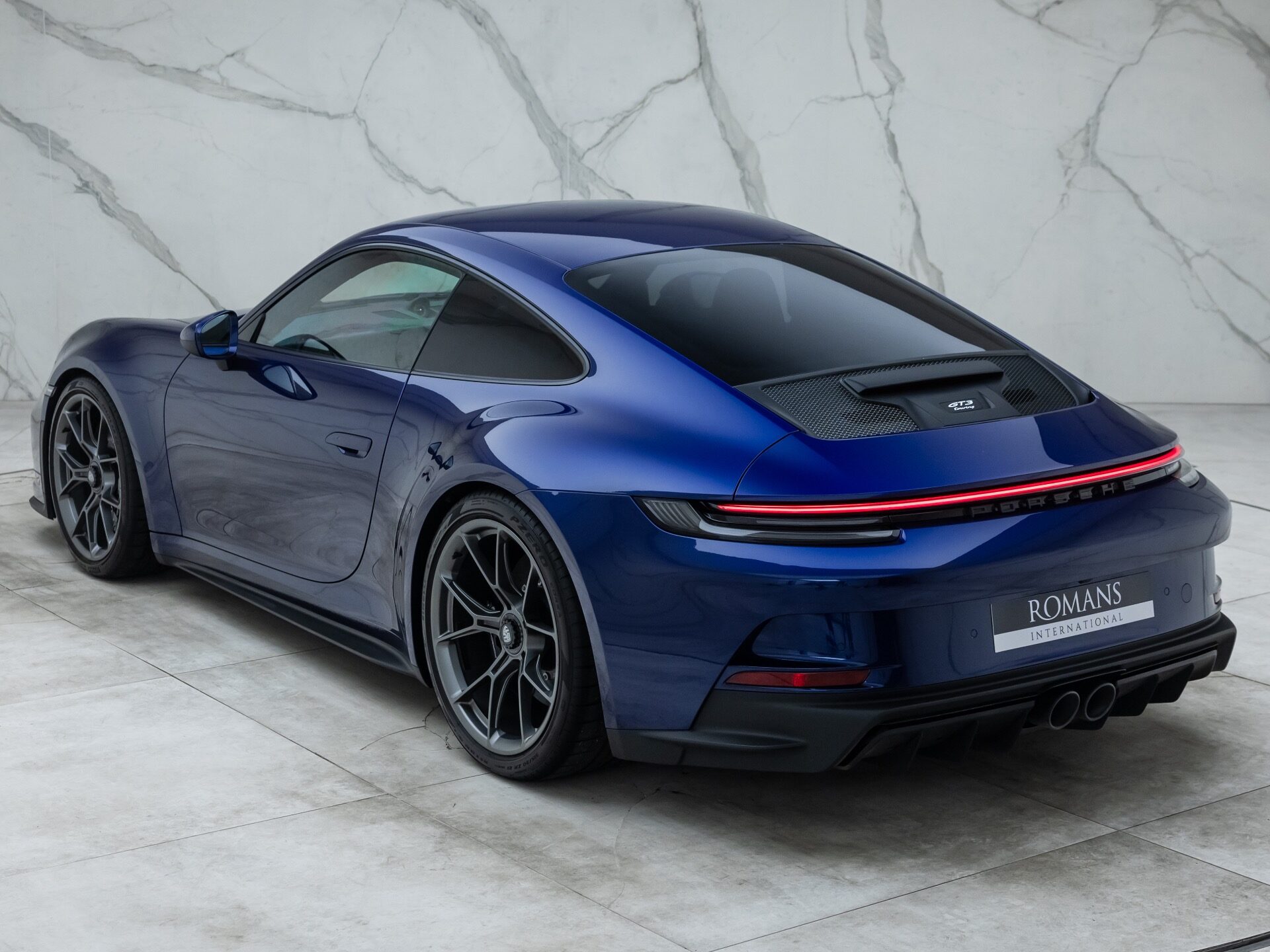 Used Porsche 911 GT3 TOURING (992) for sale | Gentian Blue Metallic