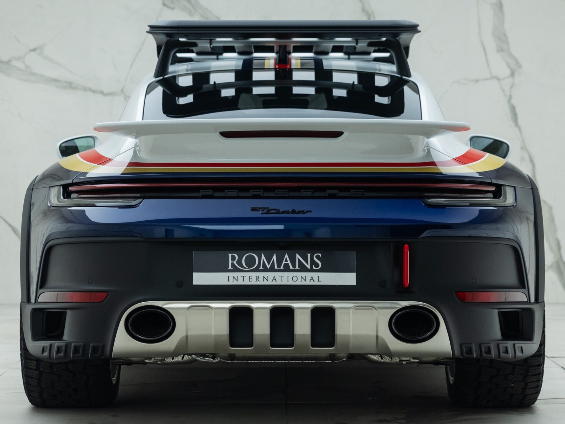 Used Porsche 911 DAKAR (992) for sale | White/ Gentian Blue