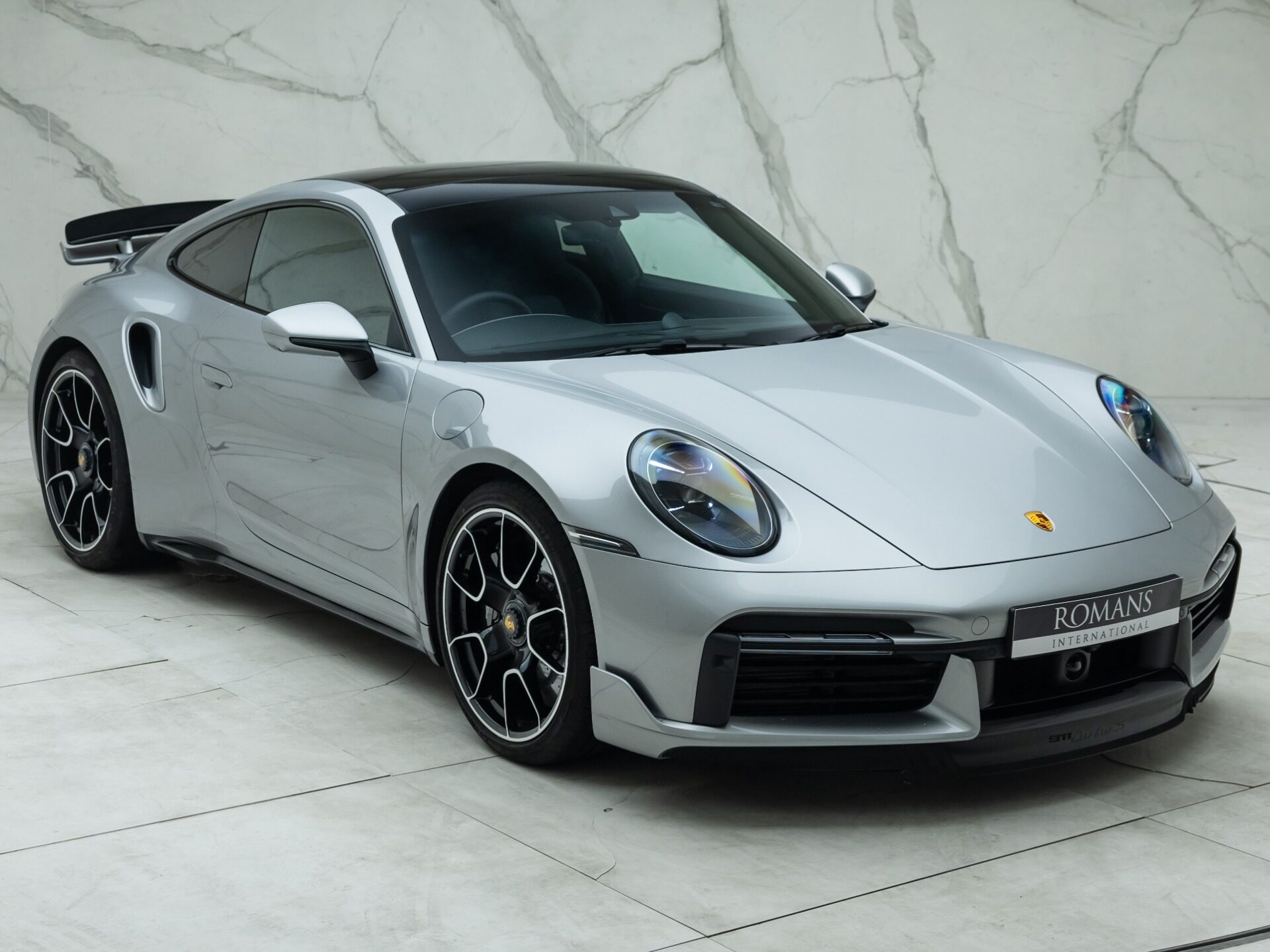 Used Porsche 911 Turbo S (992) for sale | GT Silver Metallic