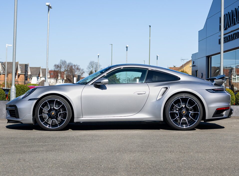Used Porsche 911 Turbo S (992) for sale | GT Silver Metallic