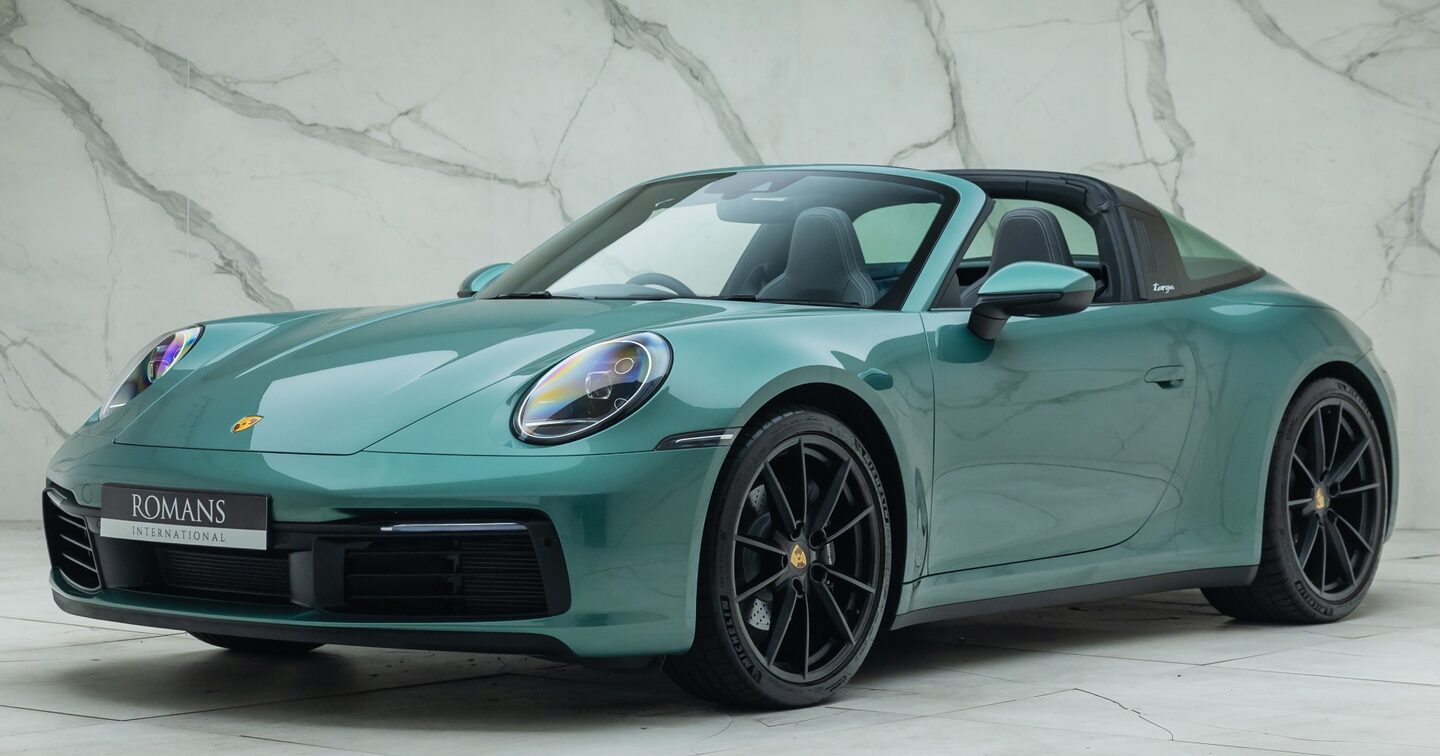 Used Porsche 911 Targa 4 (992) for sale | PTS Racing Green Metallic