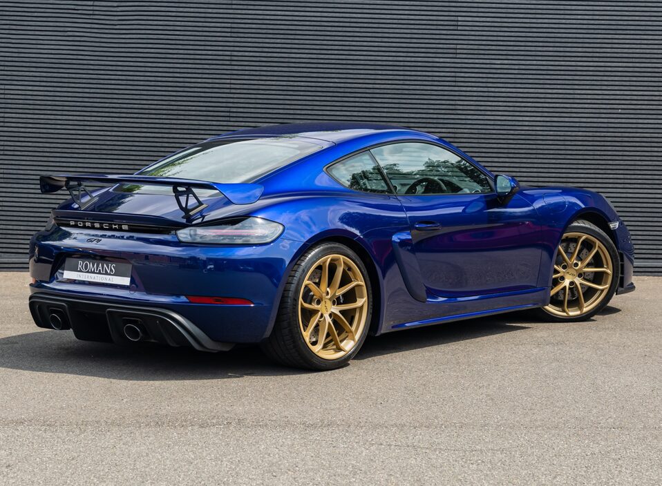 Used Porsche Cayman GT4 (718) for sale | Gentian Blue Metallic