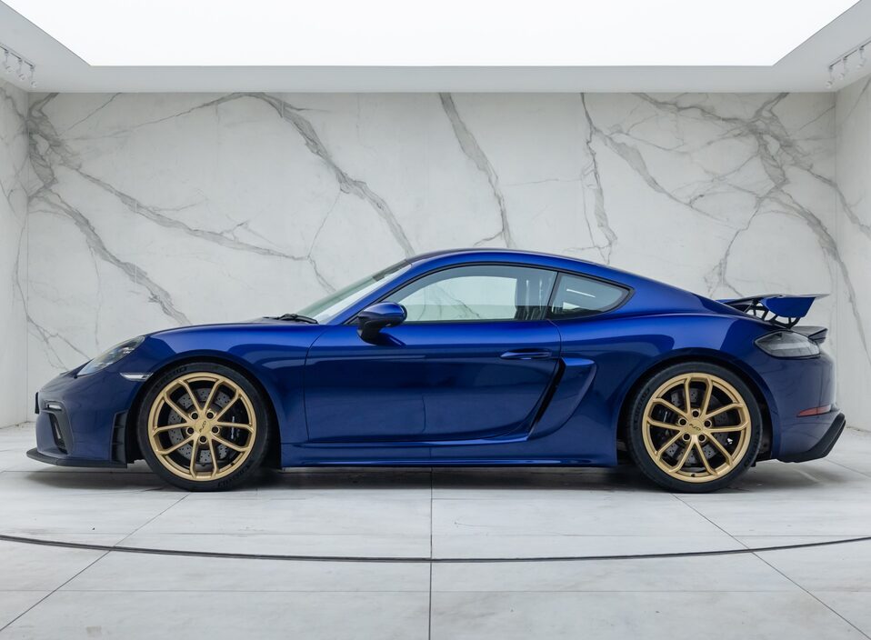 Used Porsche Cayman GT4 (718) for sale | Gentian Blue Metallic