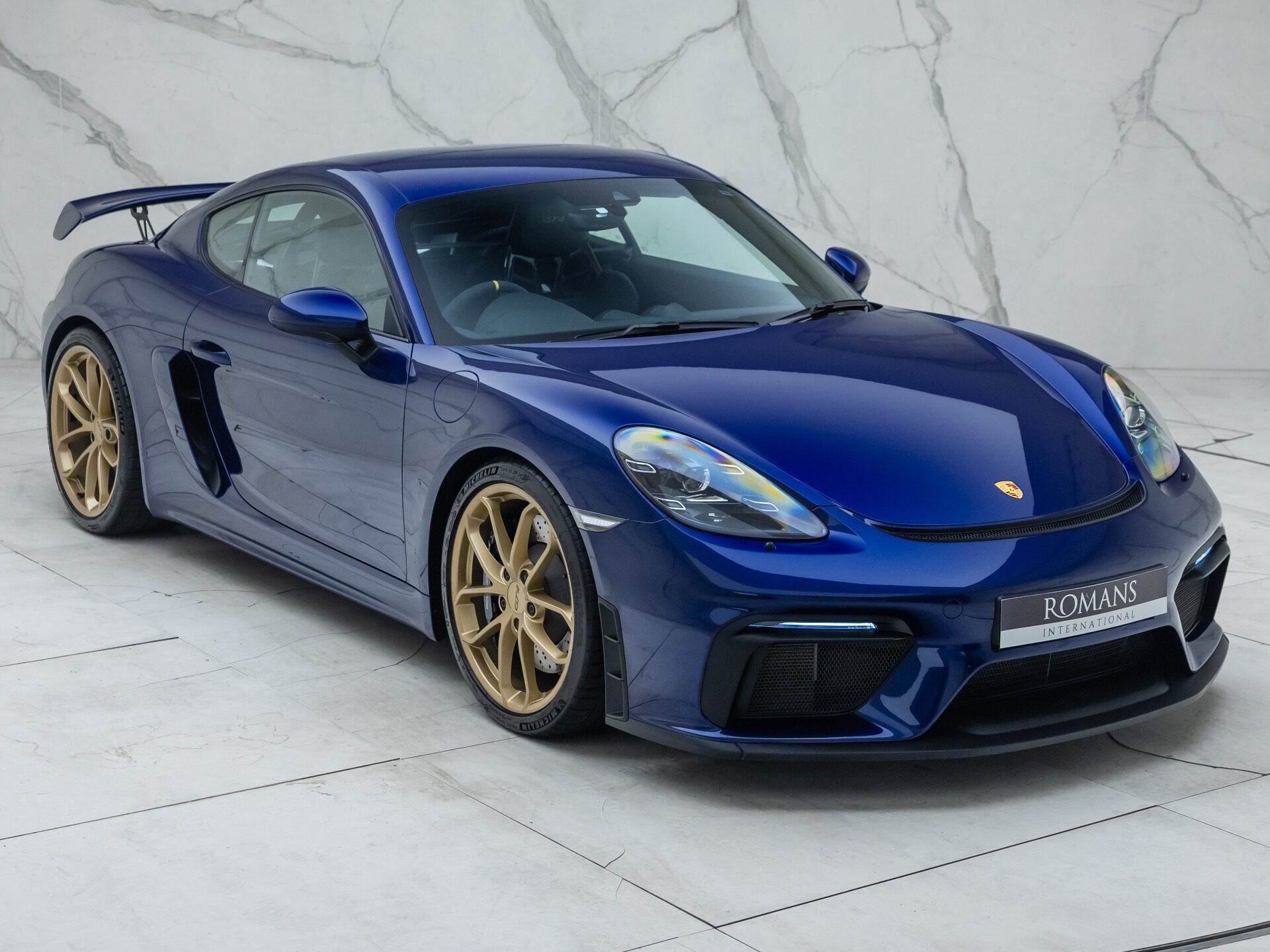 Used Porsche Cayman GT4 (718) for sale | Gentian Blue Metallic