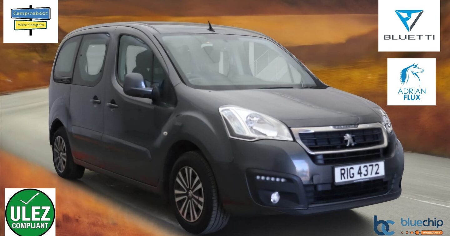 Used 2016 Peugeot Partner BLUE HDI S/S TEPEE ACTIVE for sale | Camp In ...