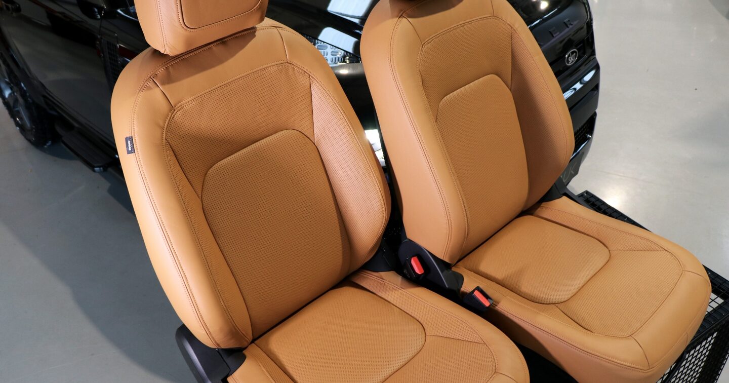 New Land Rover Defender 90 and 110 commercial seat upgrades 2021 model ...