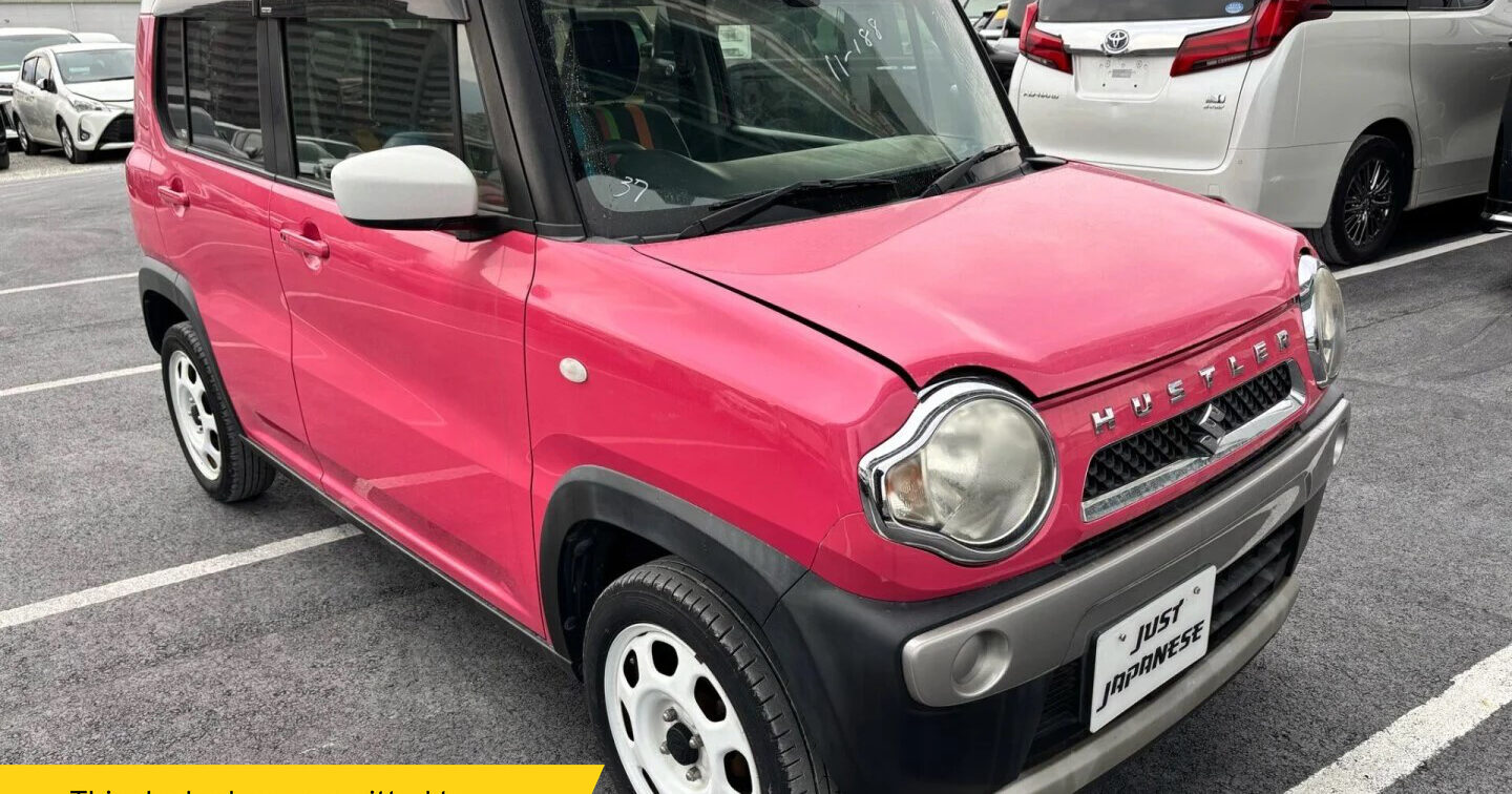 Used 2016 Suzuki Hustler HYBRID X 660cc Auto Kei Car Candy Pink for ...