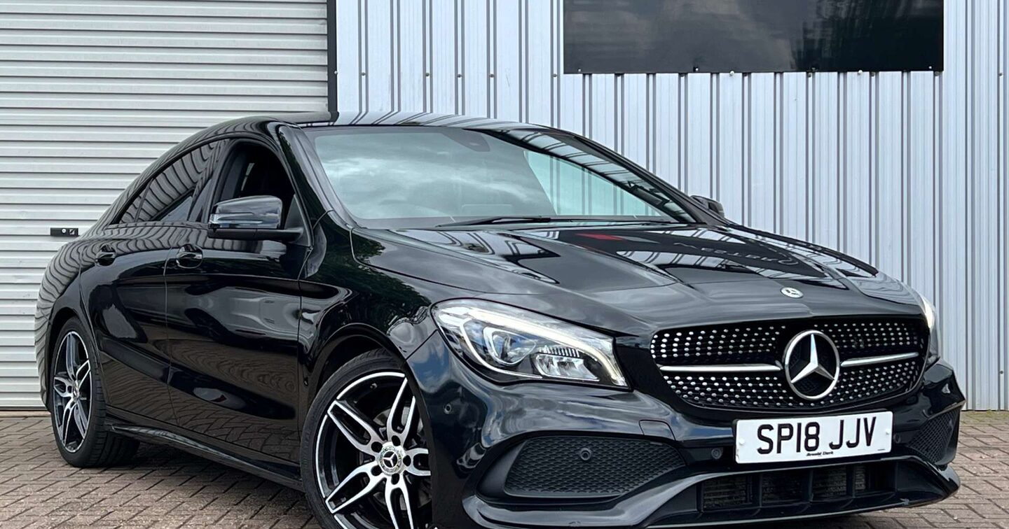 Used 2018 Mercedes-Benz CLA Class 2.1 CLA200d AMG Line Coupe 4dr Diesel ...