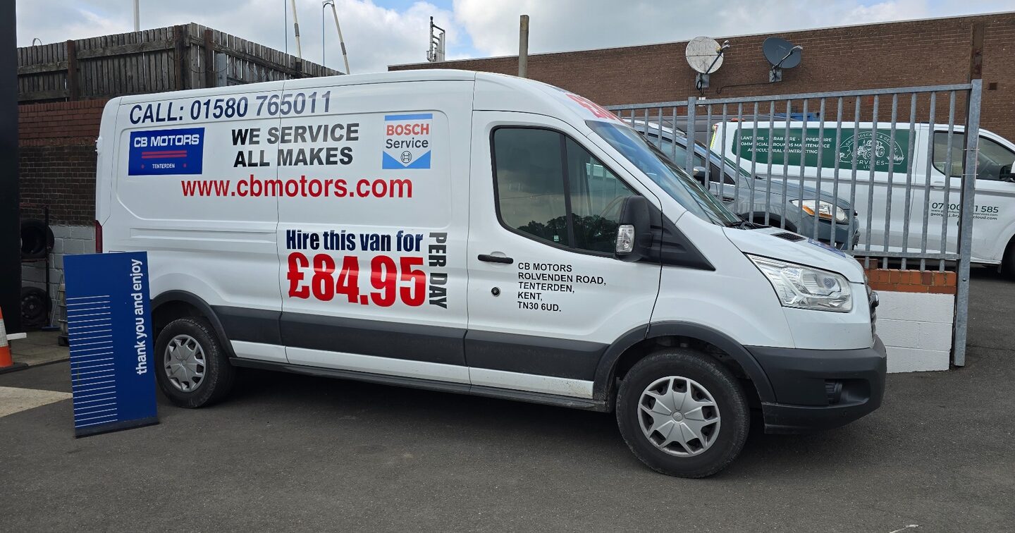 Ford Transit LWB High Top Van Hire | Ford Dealership, Tenterden | C B ...
