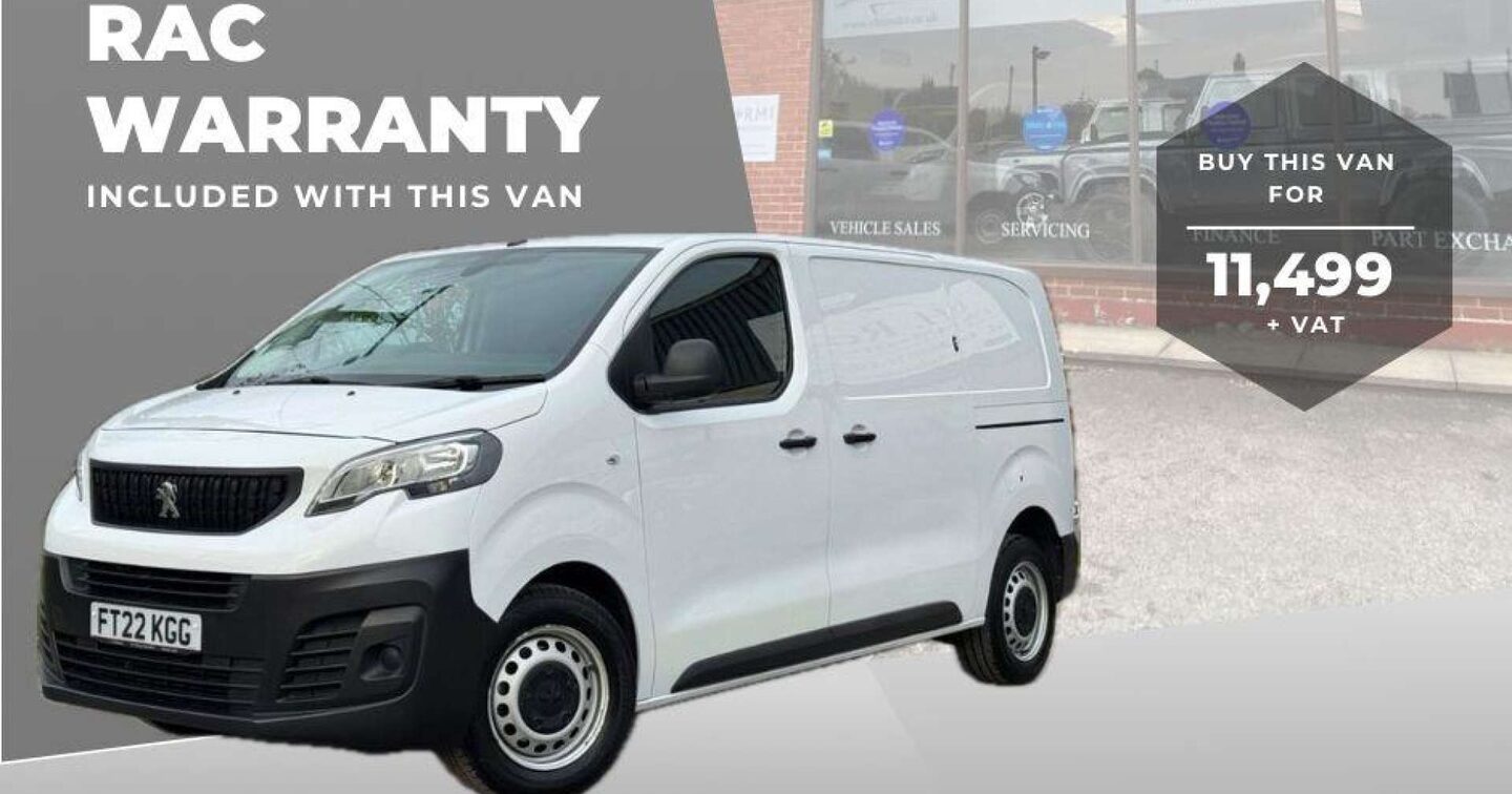 Used 2022 Peugeot Expert 2.0 BlueHDi 1400 Professional Premium Standard ...